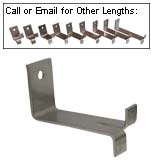 Split Tail Stone Anchor 1-1/4" x 1/8" x 2" x 3-1/2" x 3/4" w/ 5/16 ...